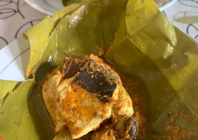 Resep Botok jerohan tahu bumbu rujak oleh Ary Wardani - Cookpad