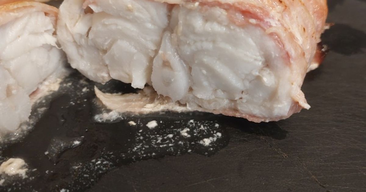 Monkfish Roast Wrapped In Bacon Recipe by Alexis Leroux