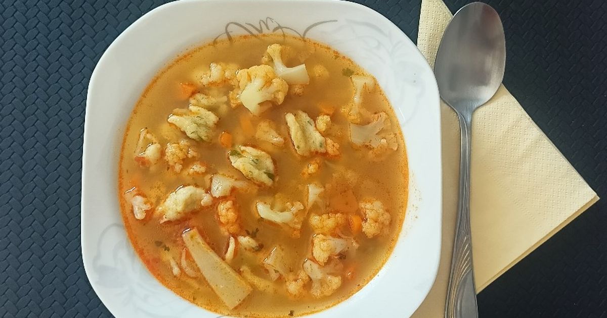 Karfiolleves Galuskával | EdinaH receptje - Cookpad receptek