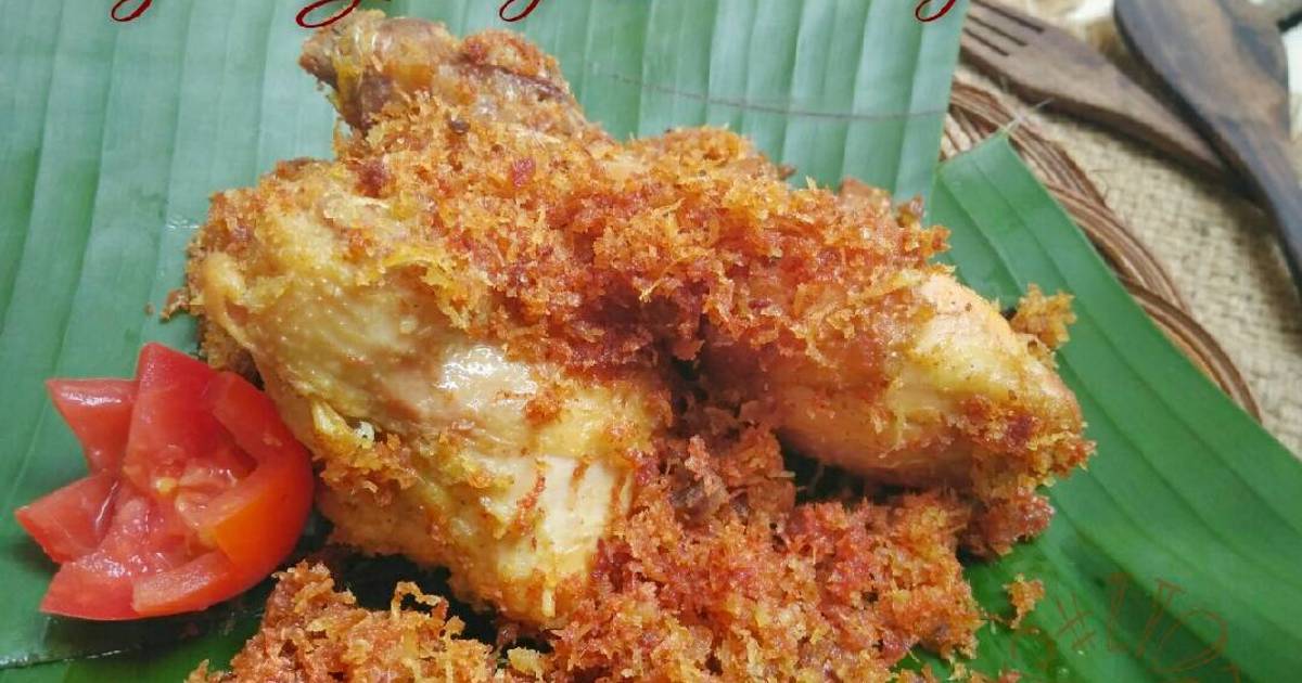 Resep Ayam Goreng Serundeng oleh pawone_ ibuh - Cookpad