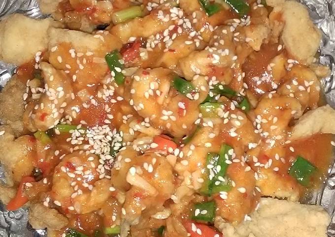 Resep Ayam tepung saus pedas manis ala saya oleh Afa Karima - Cookpad