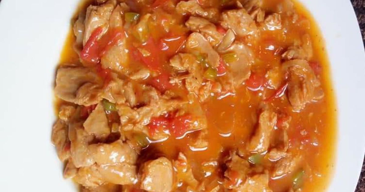 Stewed Soya Chunks Recipe by Phenny Aluoch - Cookpad