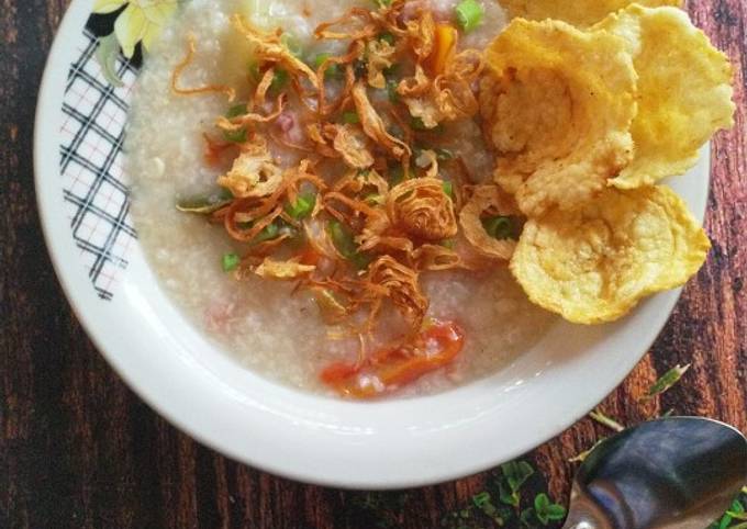 Resep Bubur Sup Ayam Slow Cooker oleh Hilda Dawood - Cookpad