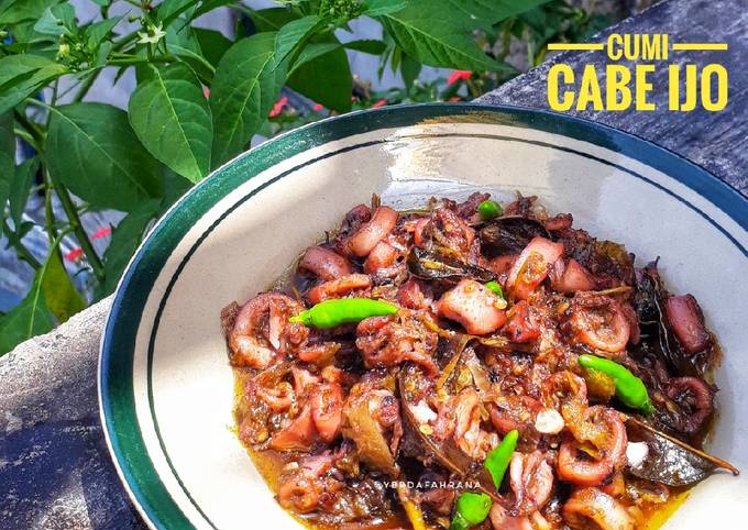 Resep Cumi Cabe Ijo 예르다🦑 oleh Yerda Fahrana 예르다 파흐라나 - Cookpad