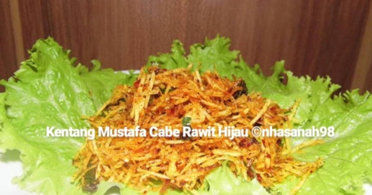 Resep Kentang Mustafa Cabe Rawit Hijau oleh nhasanah98 - Cookpad