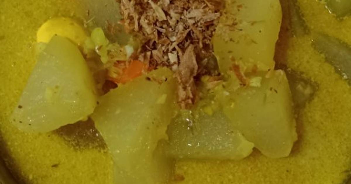 Resep Blonceng/Labu Air Kuah Kuning oleh Anita Permatasari - Cookpad