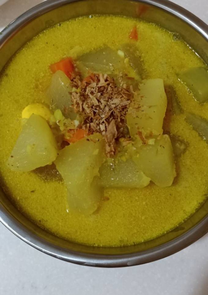Resep Blonceng/Labu Air Kuah Kuning oleh Anita Permatasari - Cookpad