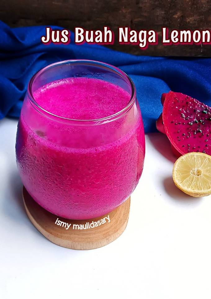 Resep Jus Buah Naga Lemon oleh Ismy Maulidasary - Cookpad