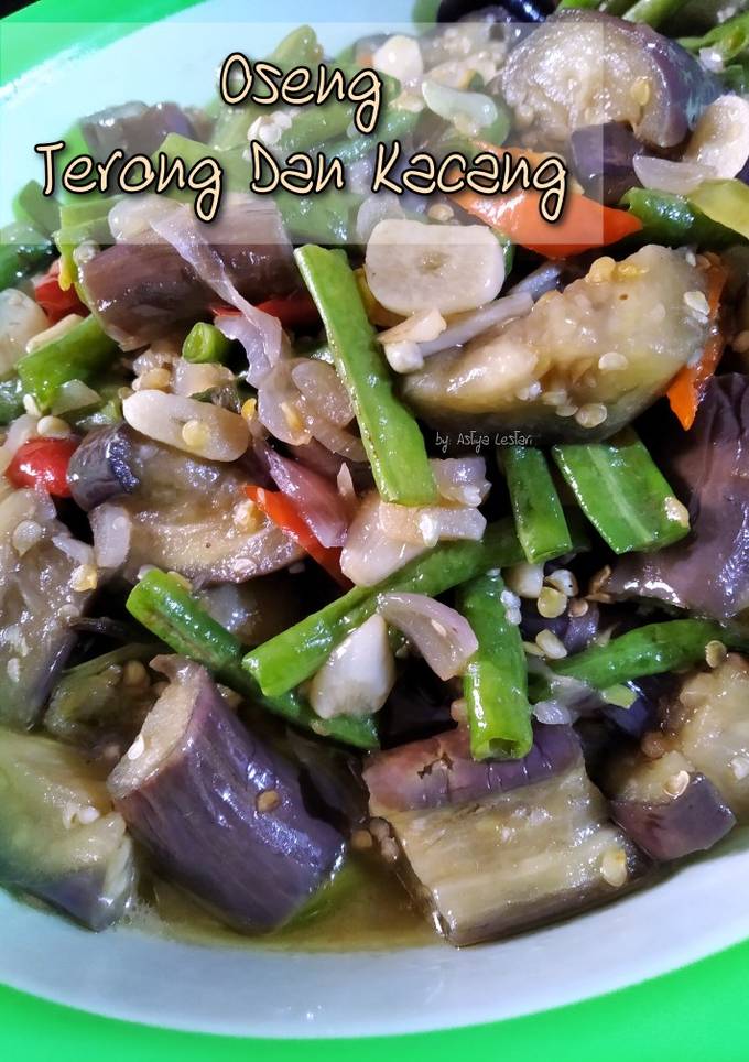 Resep Oseng Terong Dan Kacang Panjang oleh Astiya Lestari - Cookpad