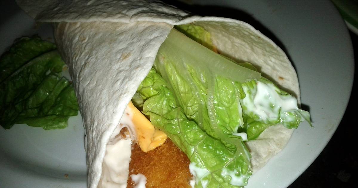 Fish finger wrap Recipe by creazycook - Cookpad