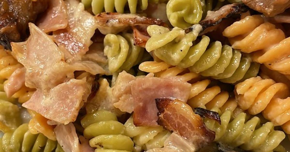 Massa com natas e carne de vaca Receita por Julinha Sousa - Cookpad