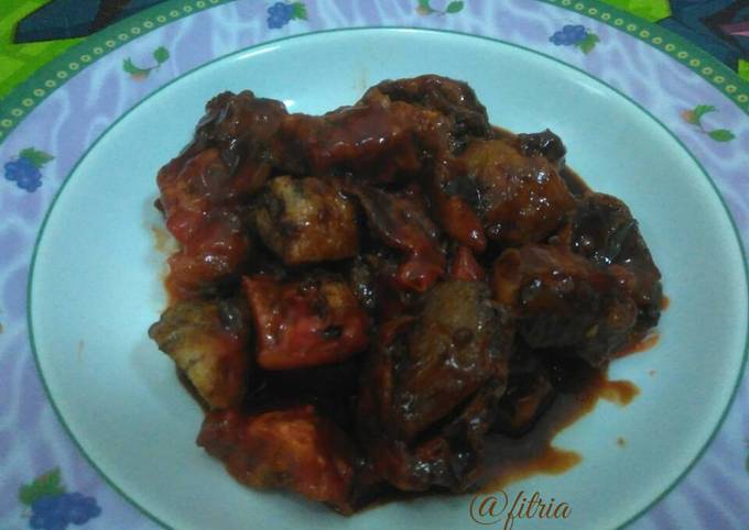 Resep Tahu geprek saos kecap oleh Fit Ria - Cookpad
