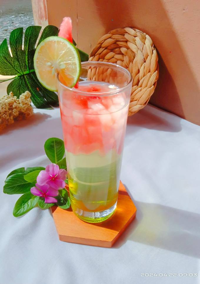 Resep Watermelon Lime Melon Syrup oleh Mita Kurniawan - Cookpad