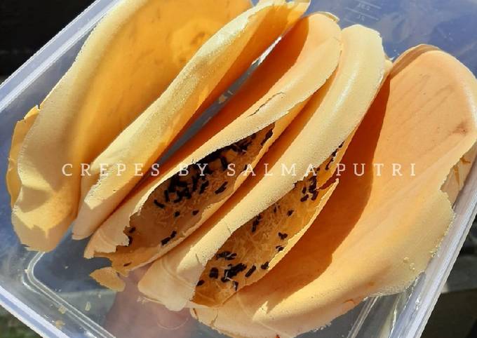 Resep Crepes Leker Crispy Teflon oleh Salma Putri - Cookpad