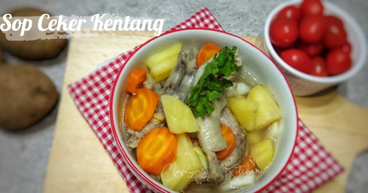 1.502 resep sop ceker kentang enak dan mudah - Cookpad