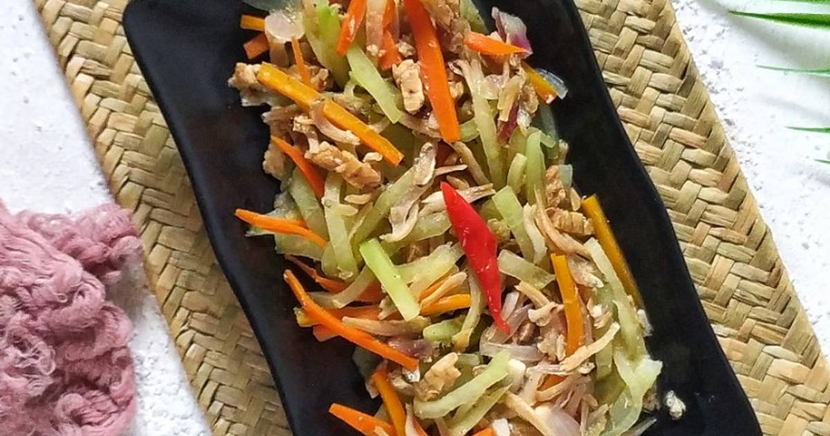 Resep Oseng Labu Tempe Teri oleh Saomi Mayhai - Cookpad