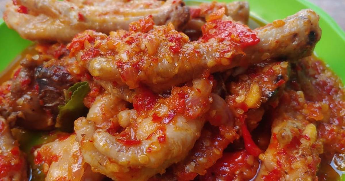 Resep Ceker mercon super pedas oleh Anie - Cookpad
