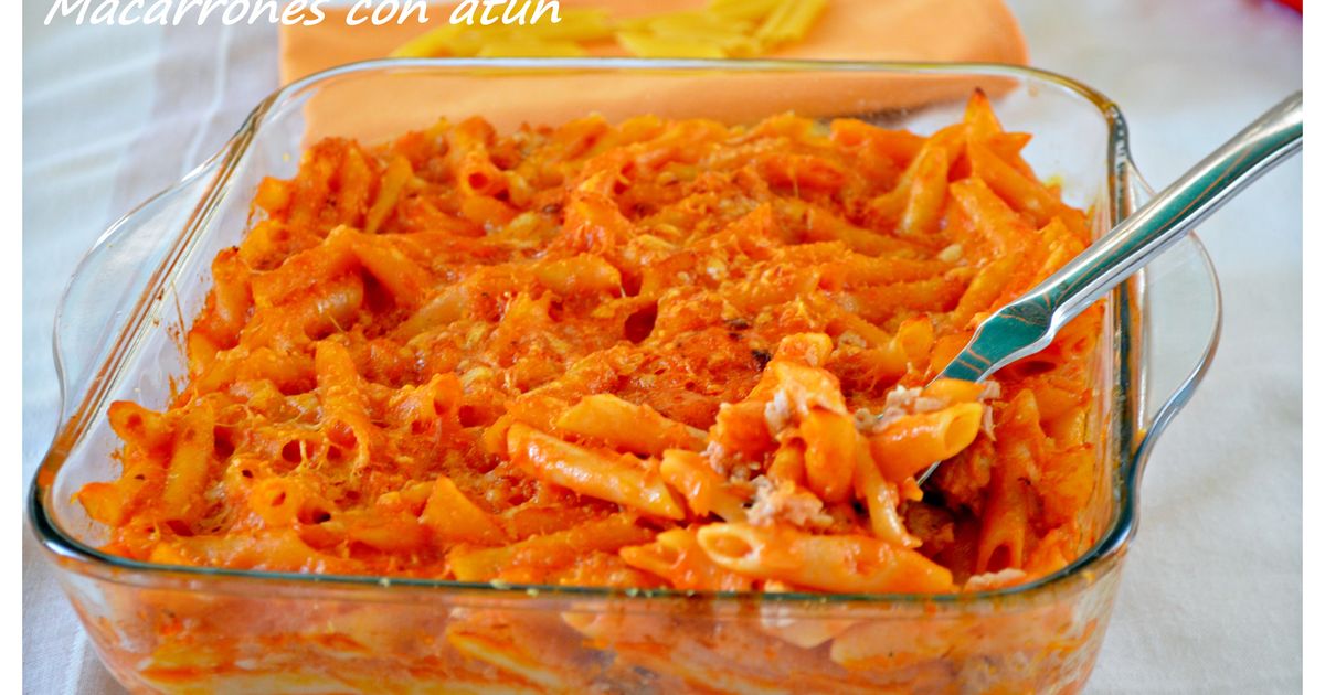 Macarrones Con Atún. ( Thermomix ) Receta de PILAR- Cookpad