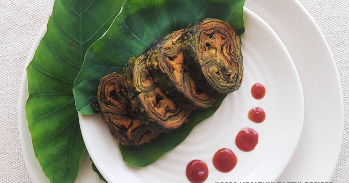 Patrode (Colocasia Leave rolls) Recipe by HEALTHY! TASTY! RECIPES (JICA ...