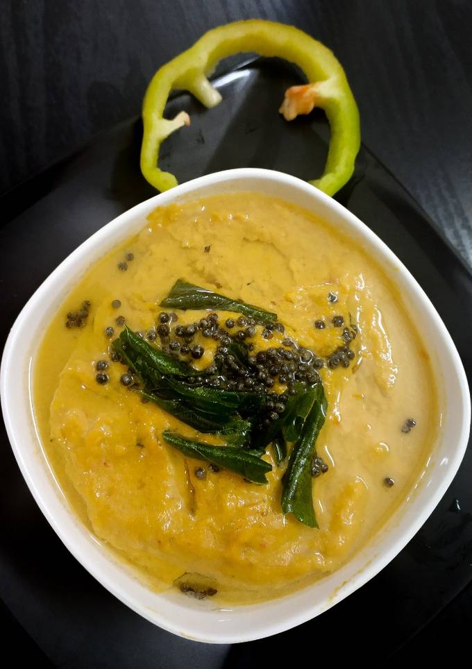 Capsicum Chutney / Capsicum tomato chutney recipe - Best Side dish for ...