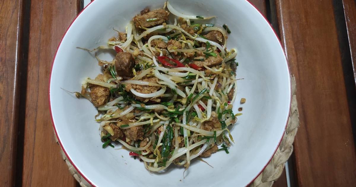 Resep Tumis Toge Oncom Simpel oleh Kia Arthemist - Cookpad