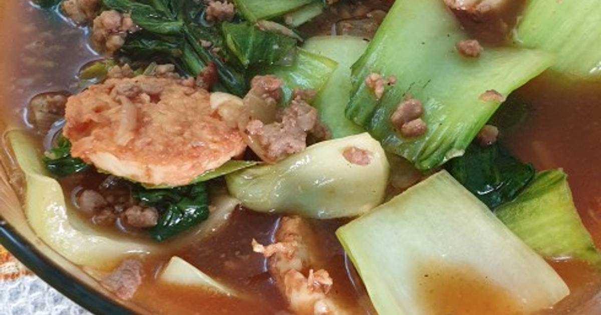 Resep Pokcay tofu daging giling oleh Mellyasaga Azzahra - Cookpad