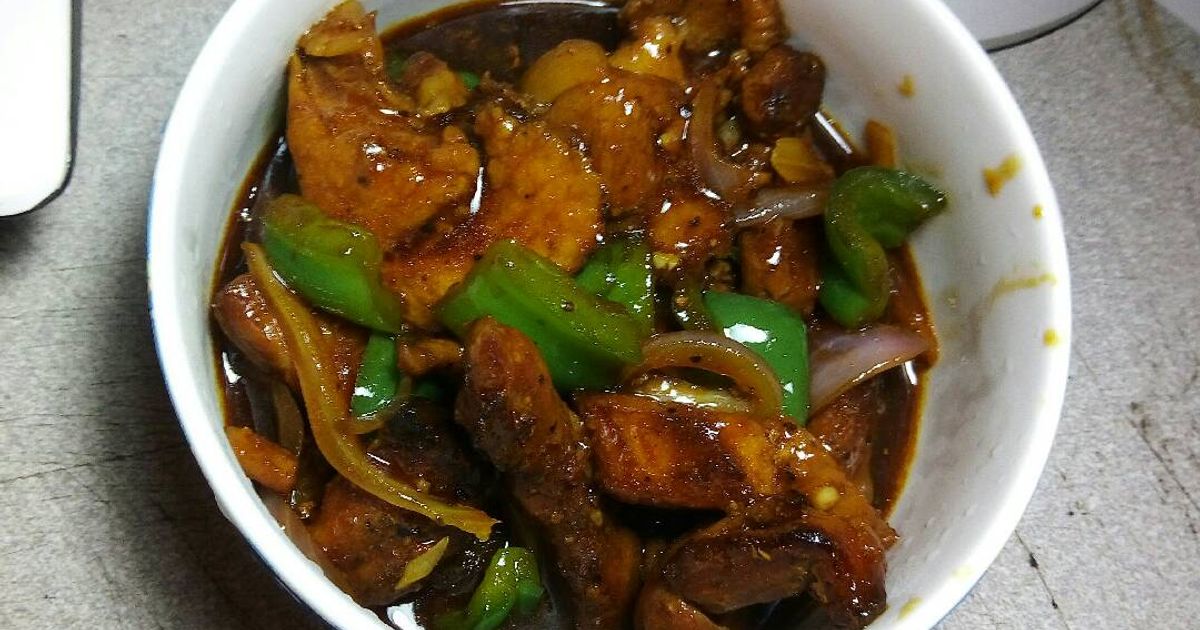 Black Pepper Pork With Bell Pepper Recipe By Marsha M