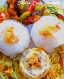 Resep nasi rames lezat mudah lengkap dengan lauknya