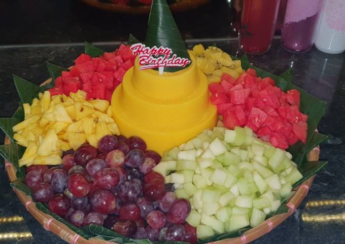 Resep 14 Puding Tumpeng Buah Oleh Dinda Cookpad