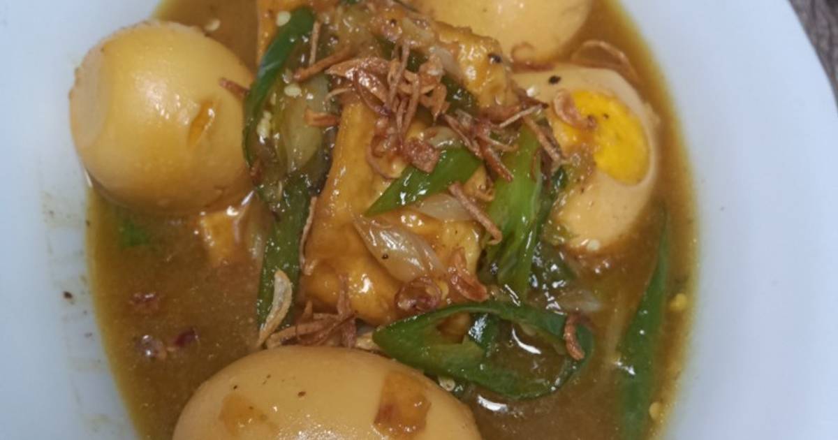 Resep Semur telur tahu oleh Mbak Par - Cookpad