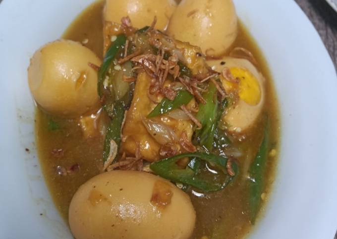 Resep Semur telur tahu oleh Mbak Par - Cookpad