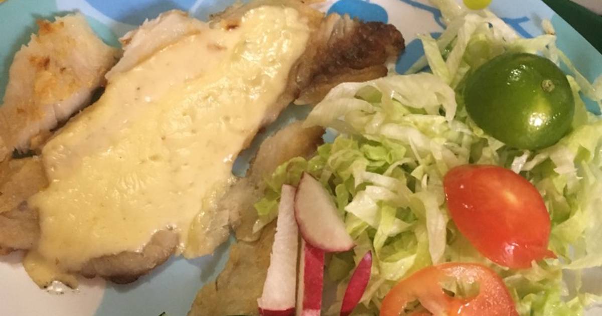 Filete de pescado gratinado - 51 recetas caseras- Cookpad