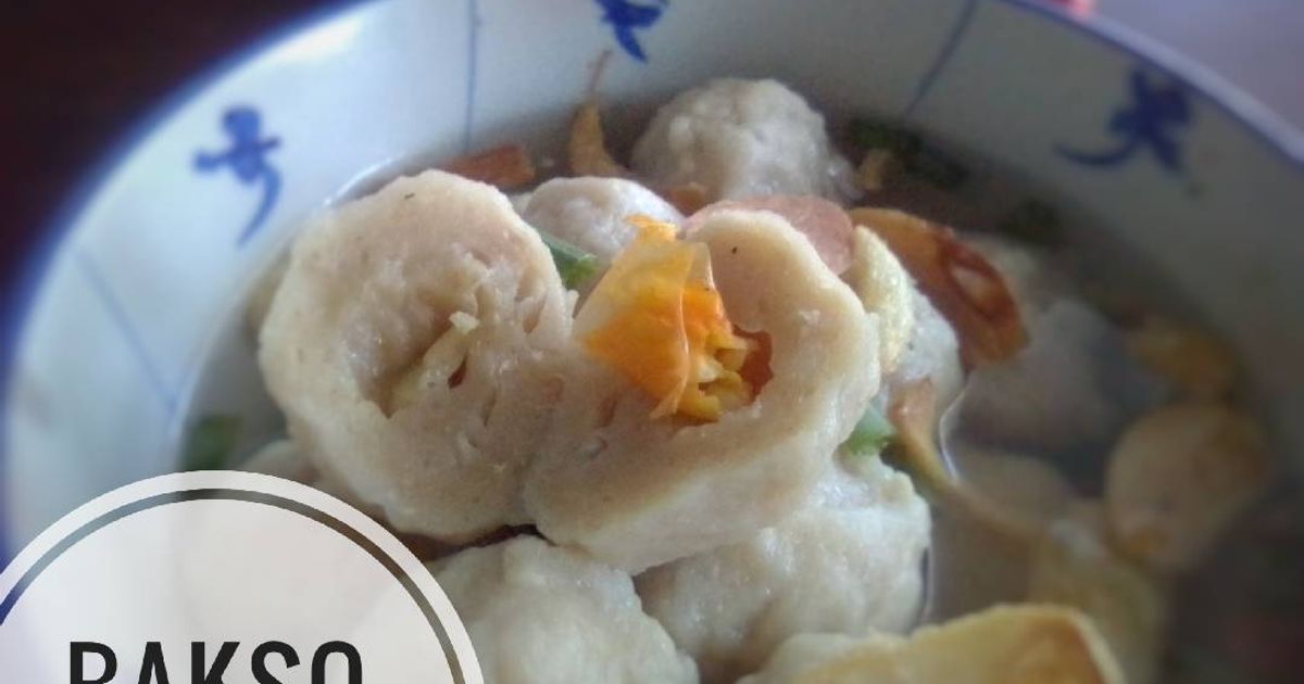 Resep Bakso Granat #Bikinramadanberkesan oleh Atik (Pawoen Ibuk) - Cookpad