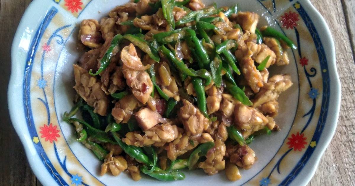 21 resep tempe oreg lombok ijo enak dan mudah - Cookpad
