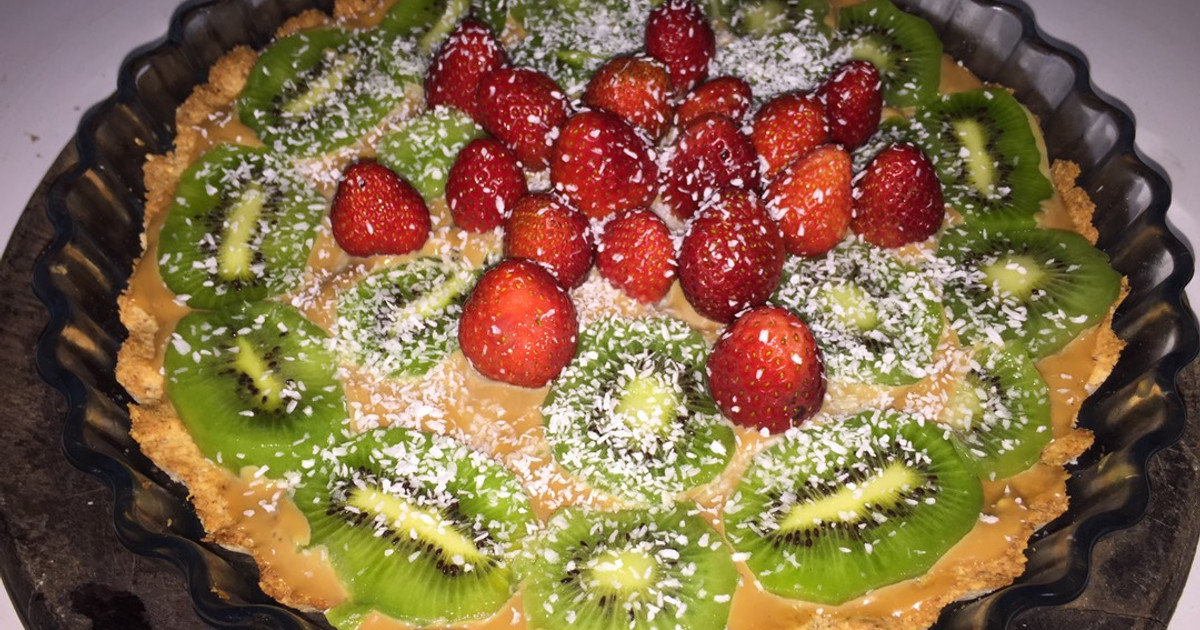 Pastel De Coco Y Frutas Receta de Fla Colmus- Cookpad