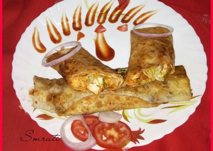 Kathi Roll Recipe by Smruti Rana - Cookpad