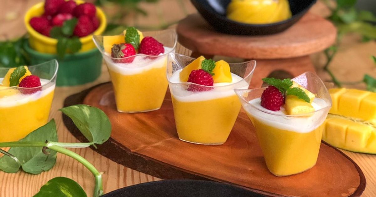 Resep Mango Pudding With Vla oleh Sukma_Cuisine - Cookpad