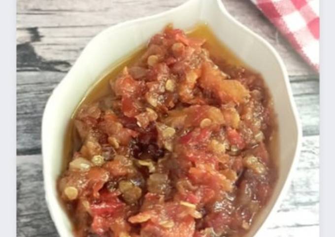 Resep #699 Sambal Bawang Bu Rudy Surabaya ala Chef Devina Hermawan oleh ...
