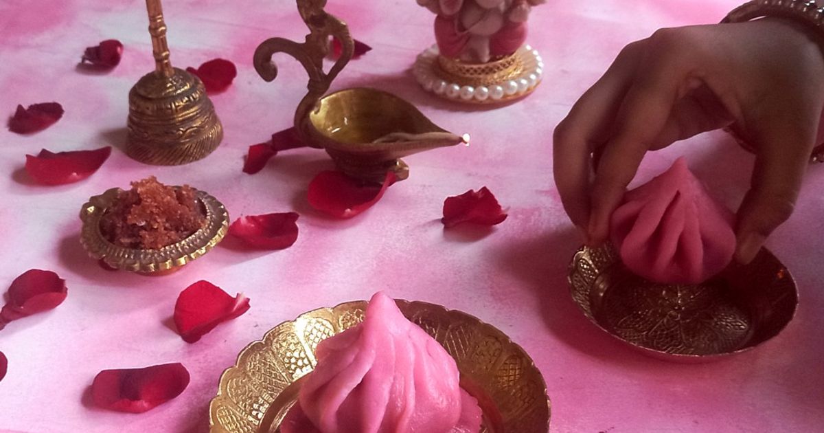 Gulkand Modak Recipe by Shital Muranjan - Cookpad