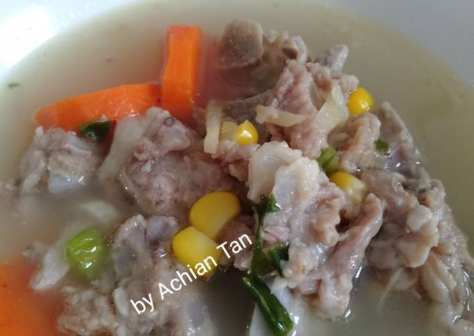 Resep Sup iga babi oleh Achian Tan - Cookpad