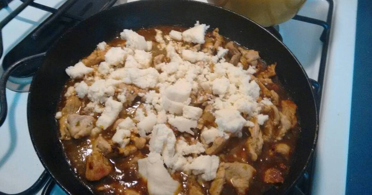 Carne de cerdo en salsa verde. ॐ Receta de María Carmen - Cookpad