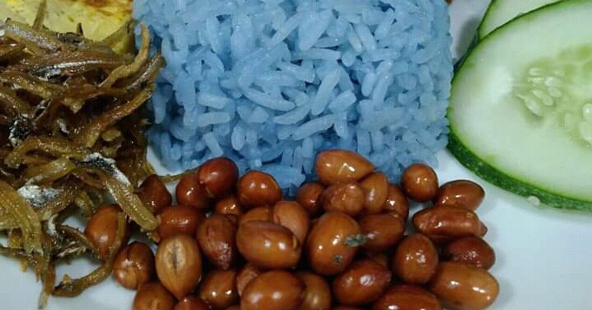 Resep Nasi Uduk Biru Bunga Teleng oleh Nurhsnh - Cookpad