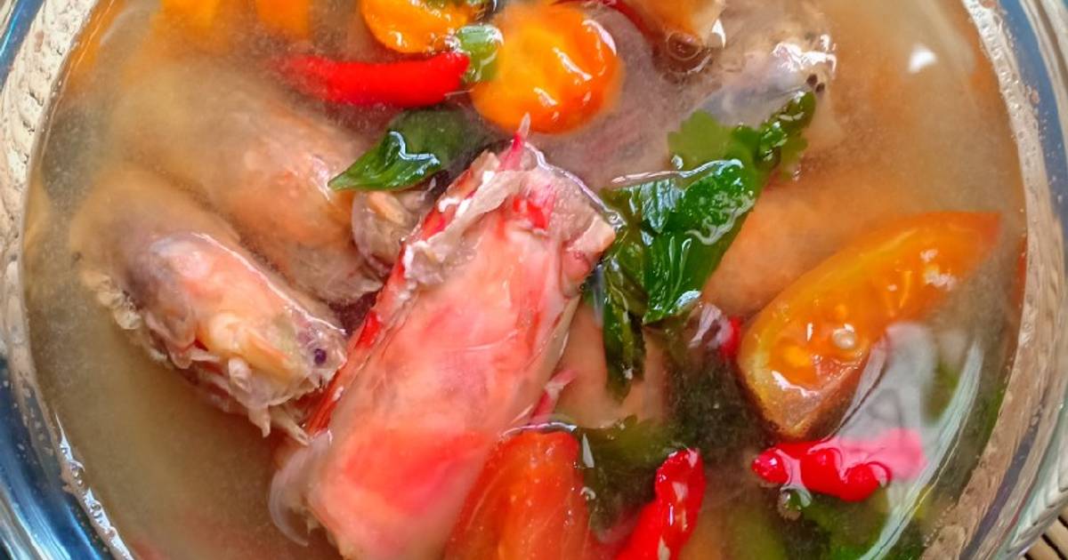 Resep Sop kepala Udang oleh Galoeh Cooking - Cookpad