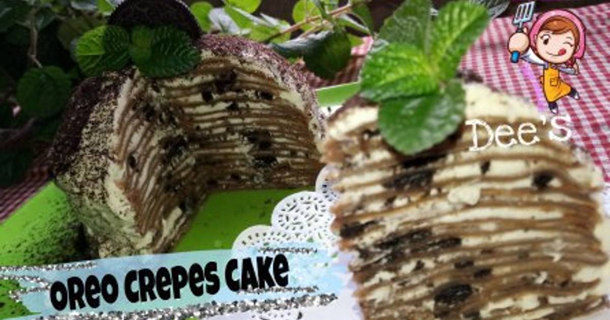 Resep 123. Oreo Crepes cake oleh Dee's - Cookpad