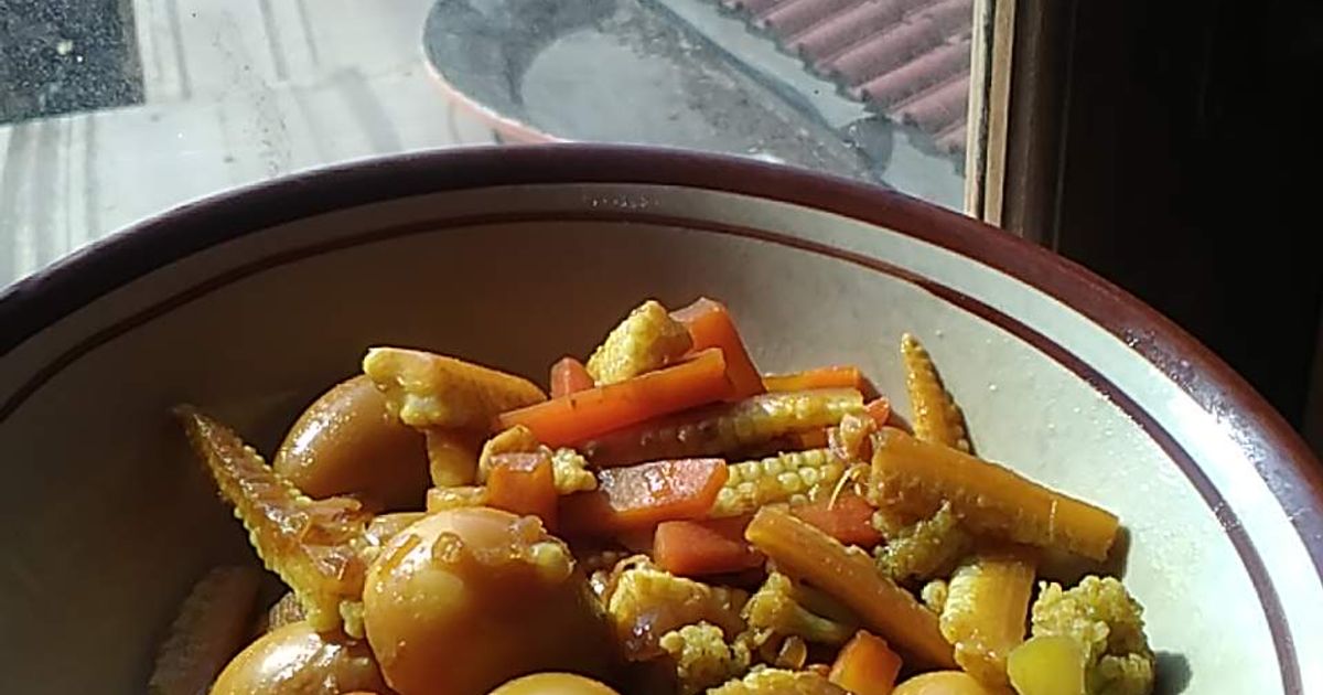 Resep 14. Oseng Telur Puyuh, Putren, Wortel, Kembang Kol oleh Ummu ...