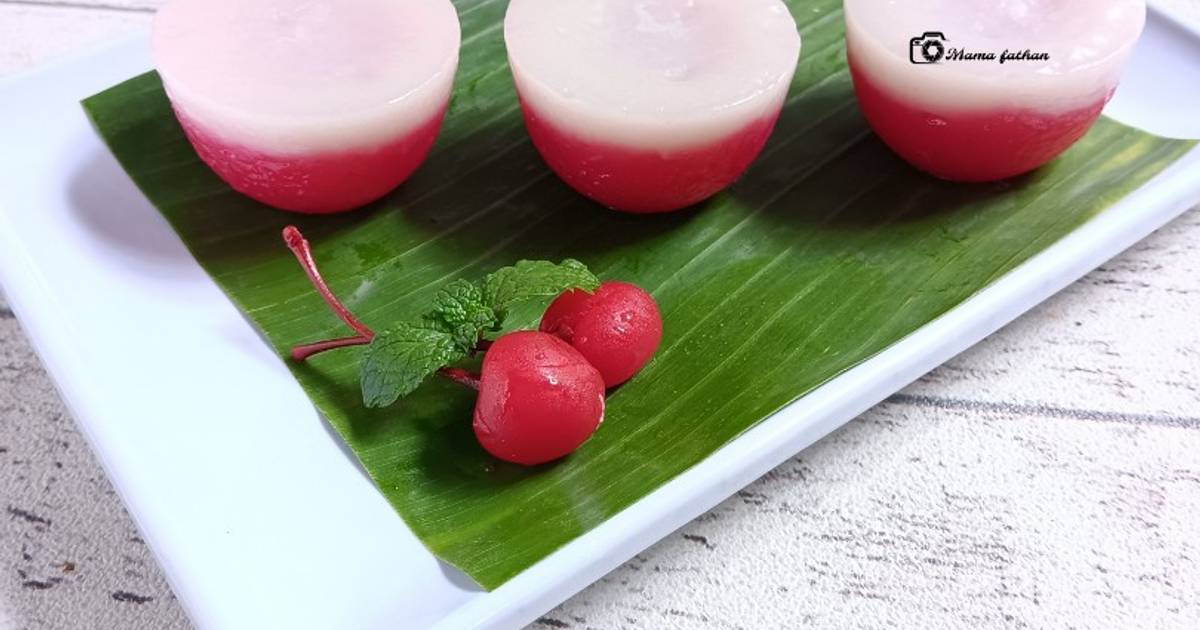 Resep Talam singkong merah putih oleh Mama fathan - Cookpad