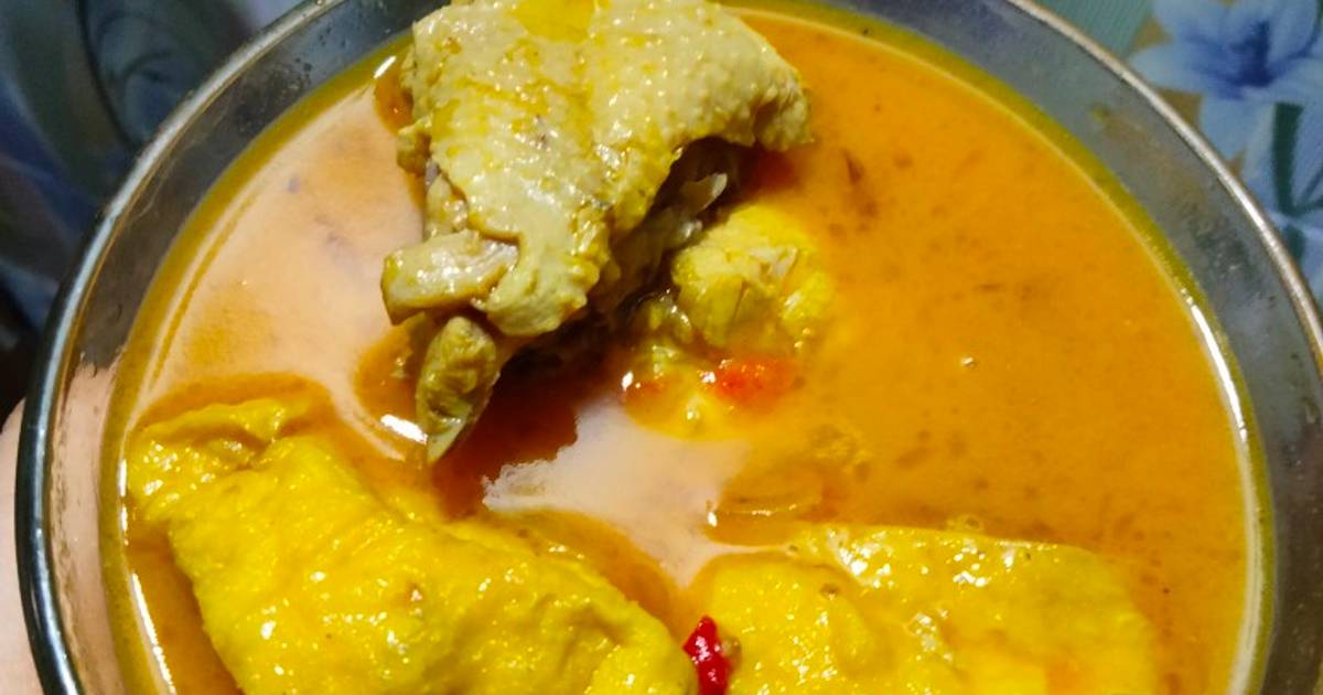 Resep Kare ayam dan tahu oleh Lu'lu Atin Nafisa - Cookpad