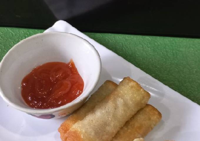 Resep Pangsit gulung sosis oleh D'Fayra Khansaa - Cookpad