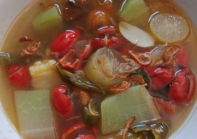 Resep Sayur asem kulit mlinjo oleh Anisa Safitri - Cookpad