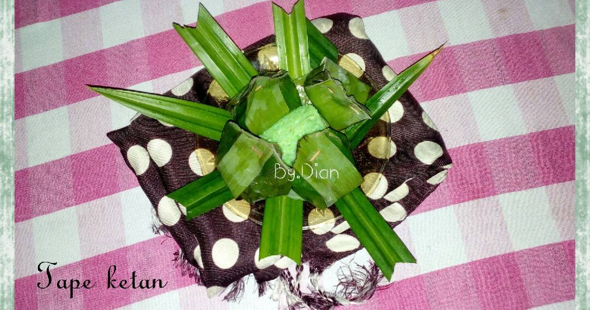Resep Tape ketan ijo manis oleh Dian AD - Cookpad